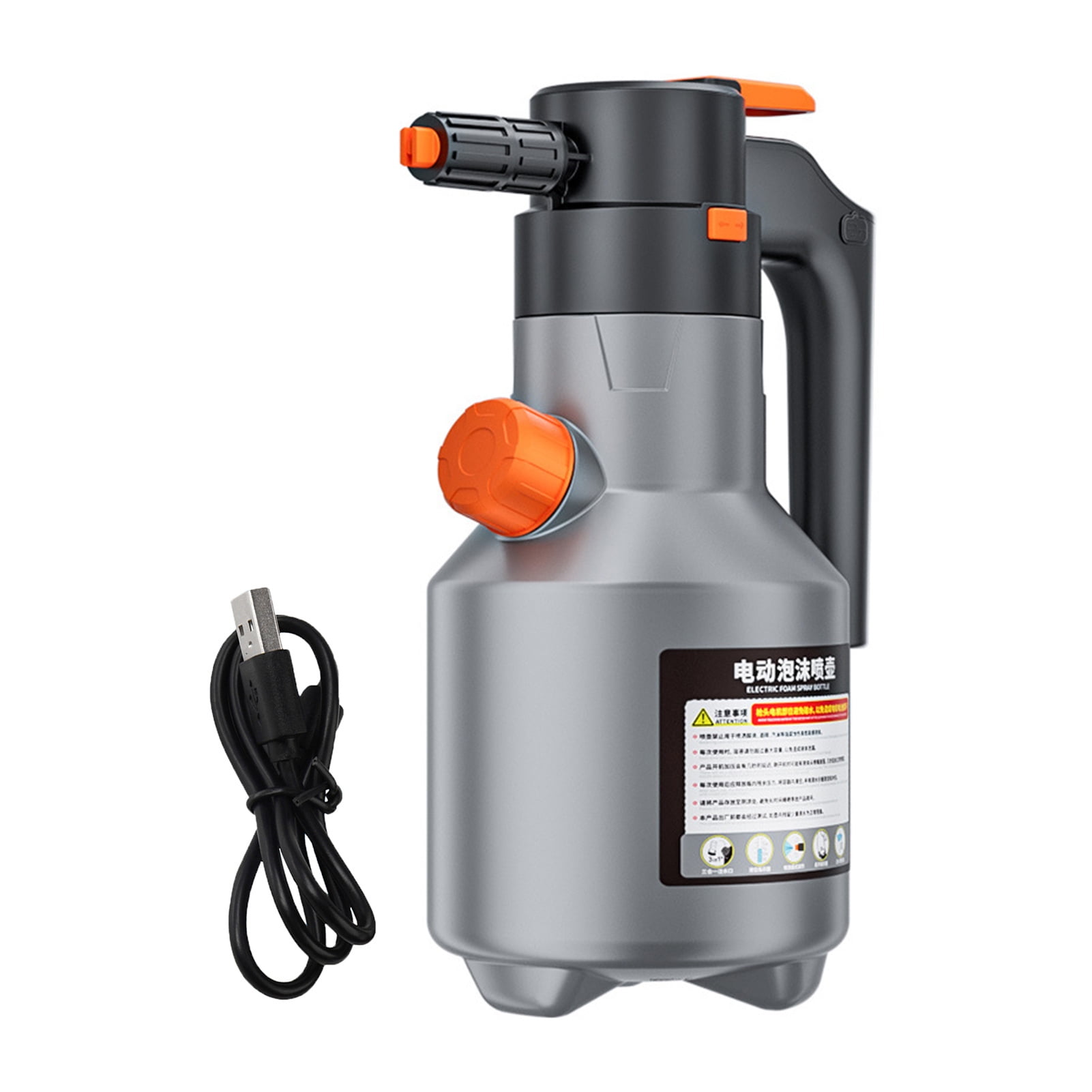 DJZ Electric Car Foam Sprayer - Pressurized Soap Sprayer, High Pressure ...
