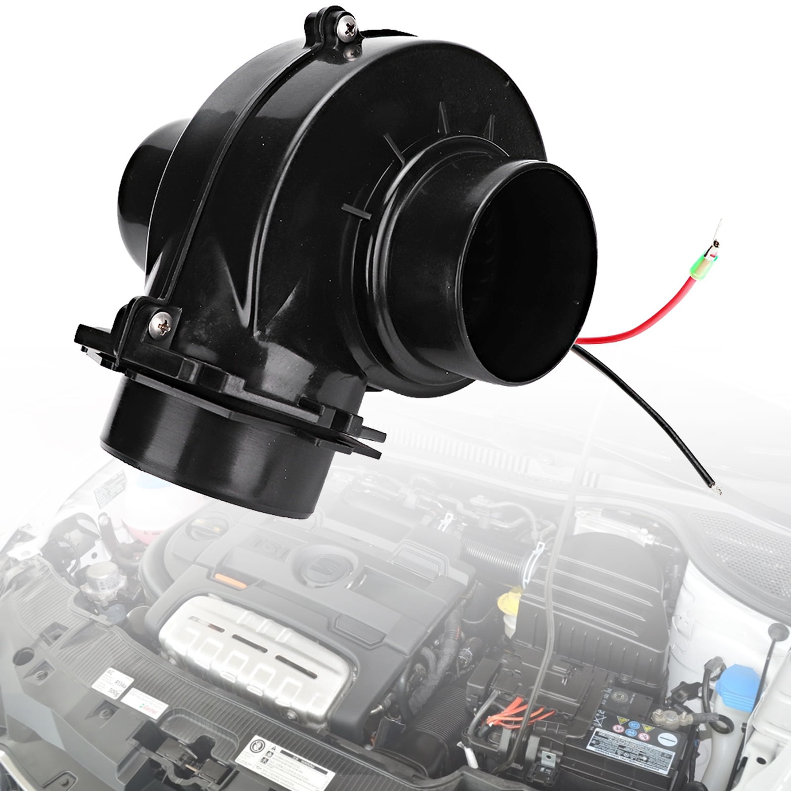 DJZ Electric Turbocharger Universal Easy to Install Black 3inch Cold ...