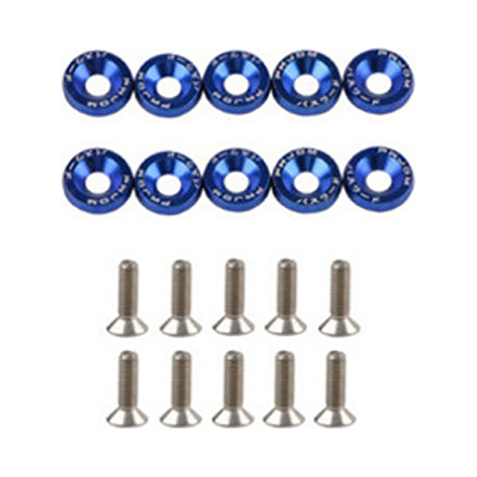 DJZ Exquisite Stainless Steel M6 Bolt Washer Set - Bright-colored, Easy ...