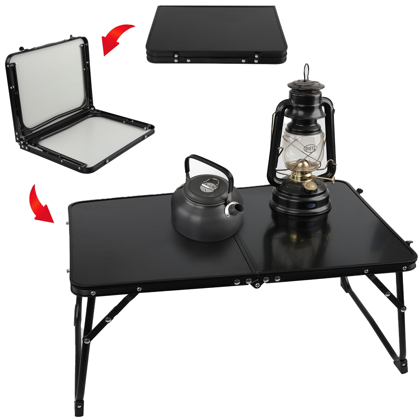 DJZ Folding Camping Table Portable Outdoor Table Beach Collapsible ...