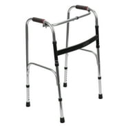 Medline 2-Wheel Sturdy Steel Rollator Walker, Adult Mobility Impairment ...