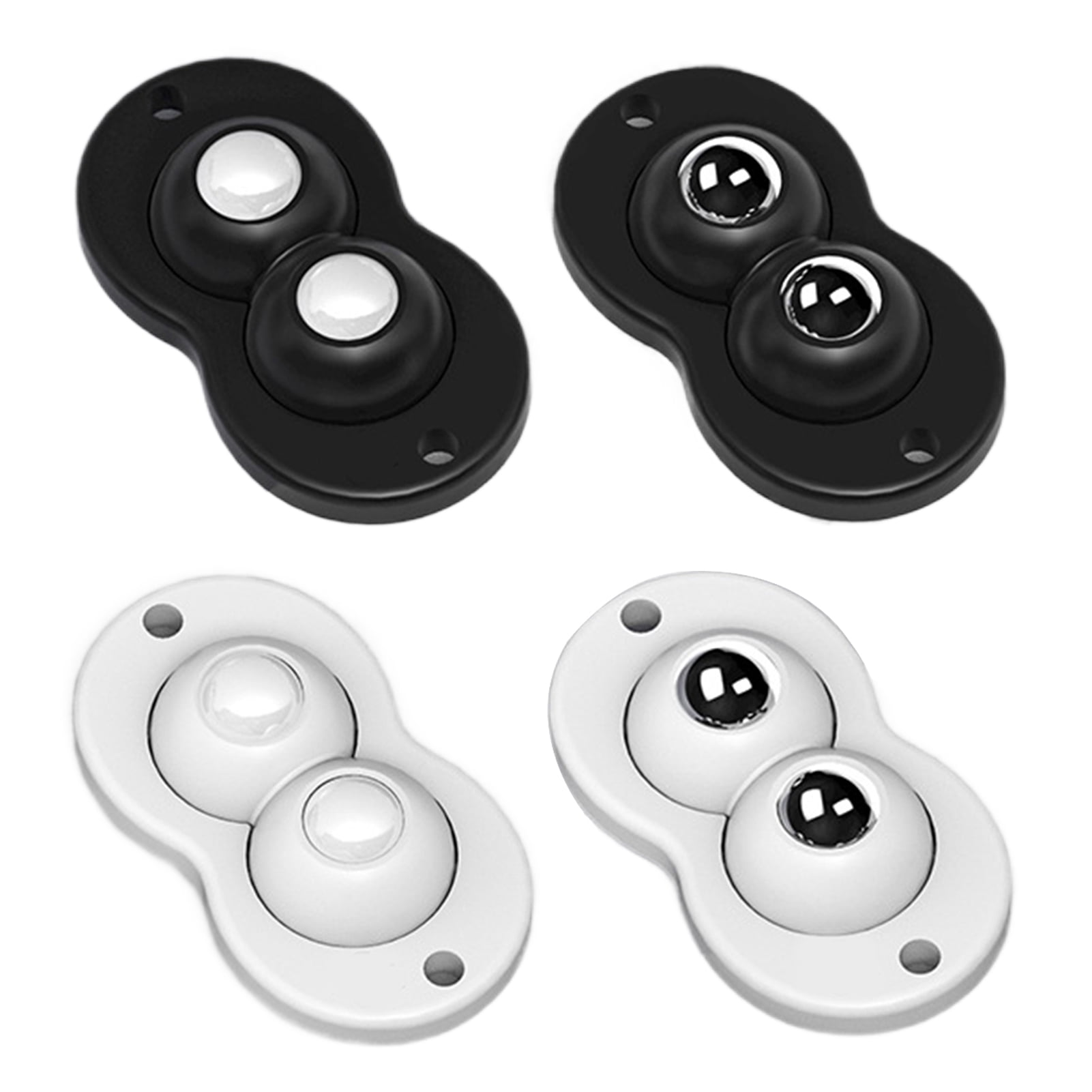 DJZ Heavy Duty Universal Wheels - 4Pcs/Pack Self-Adhesive Mute Rollers ...