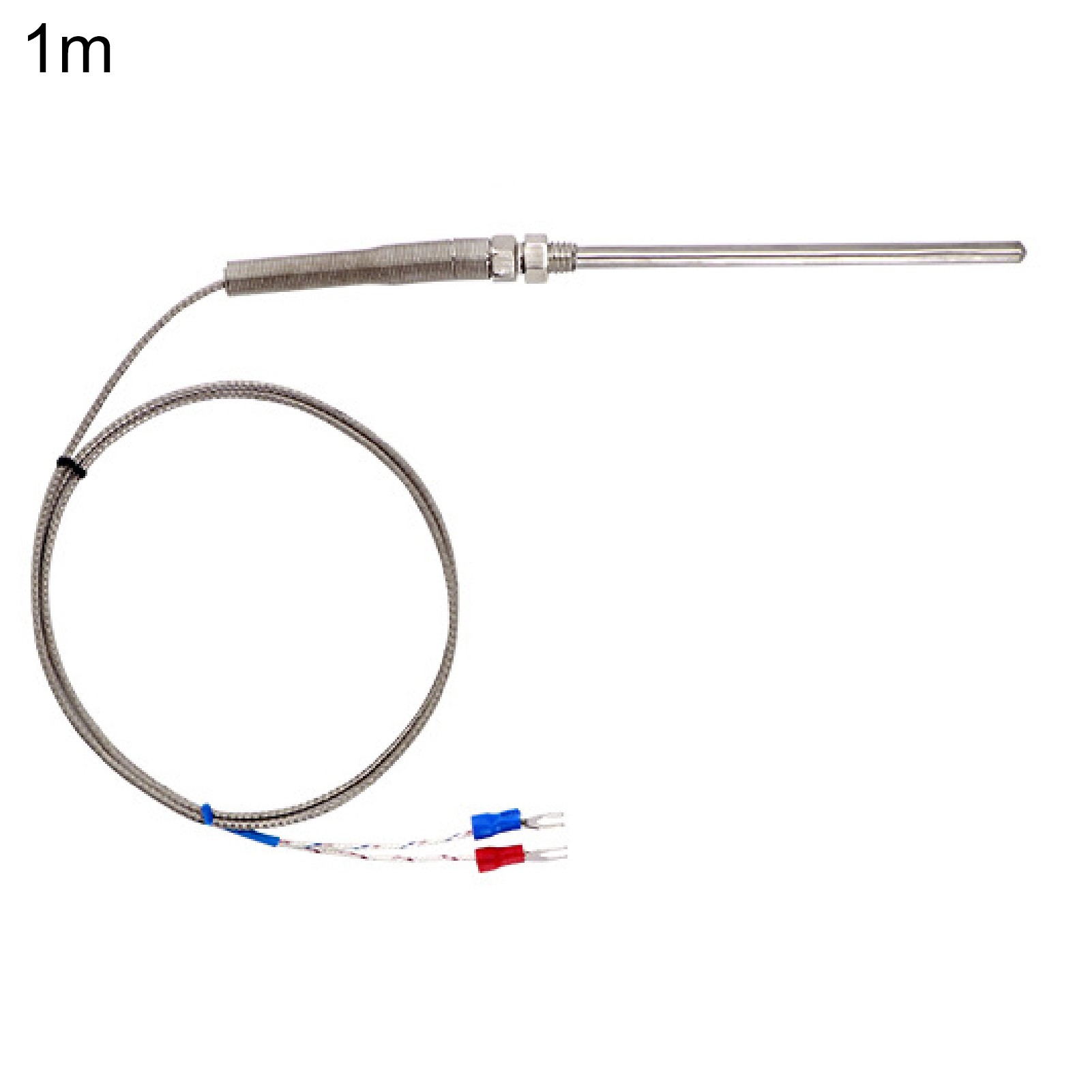 DJZ K Type Thermocouple Probe - 1/2/3/4/5m M8 Thread 100mm Temperature ...