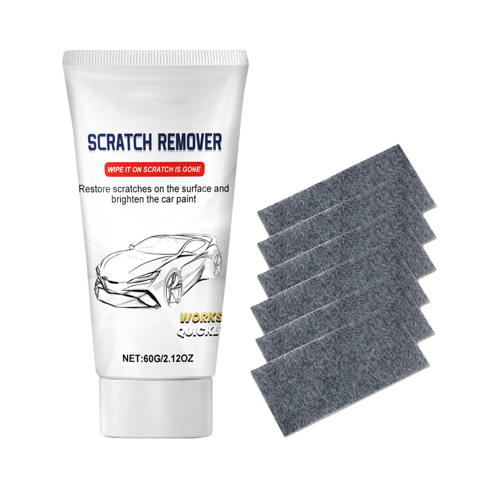 DJZ Nano Sparking Cloth Car Scratch Remover - Easy Car Scratch Repair ...