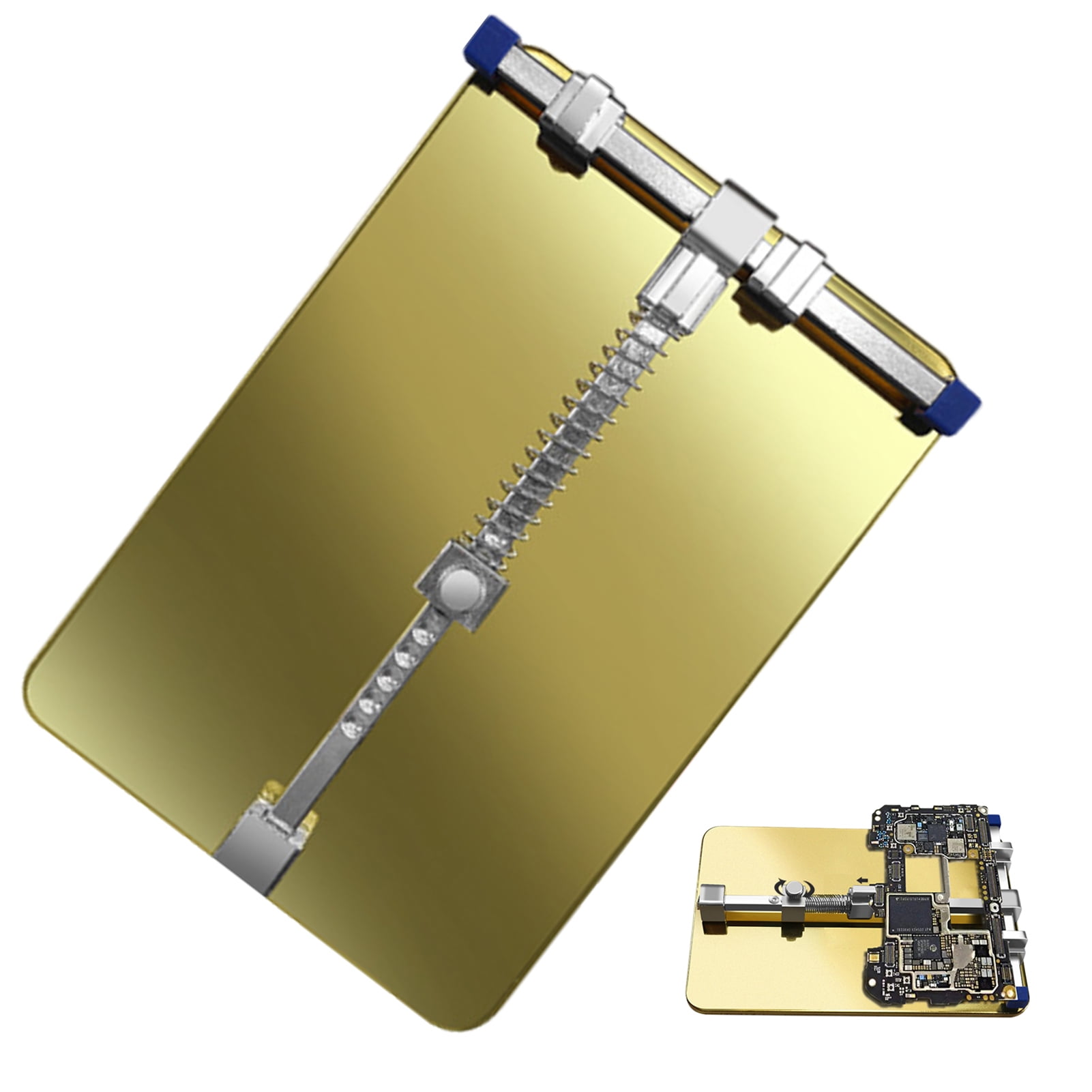 DJZ PCB Circuit Board Holder – Stainless Steel, Soldering Platform Jig Bracket, Universal ...