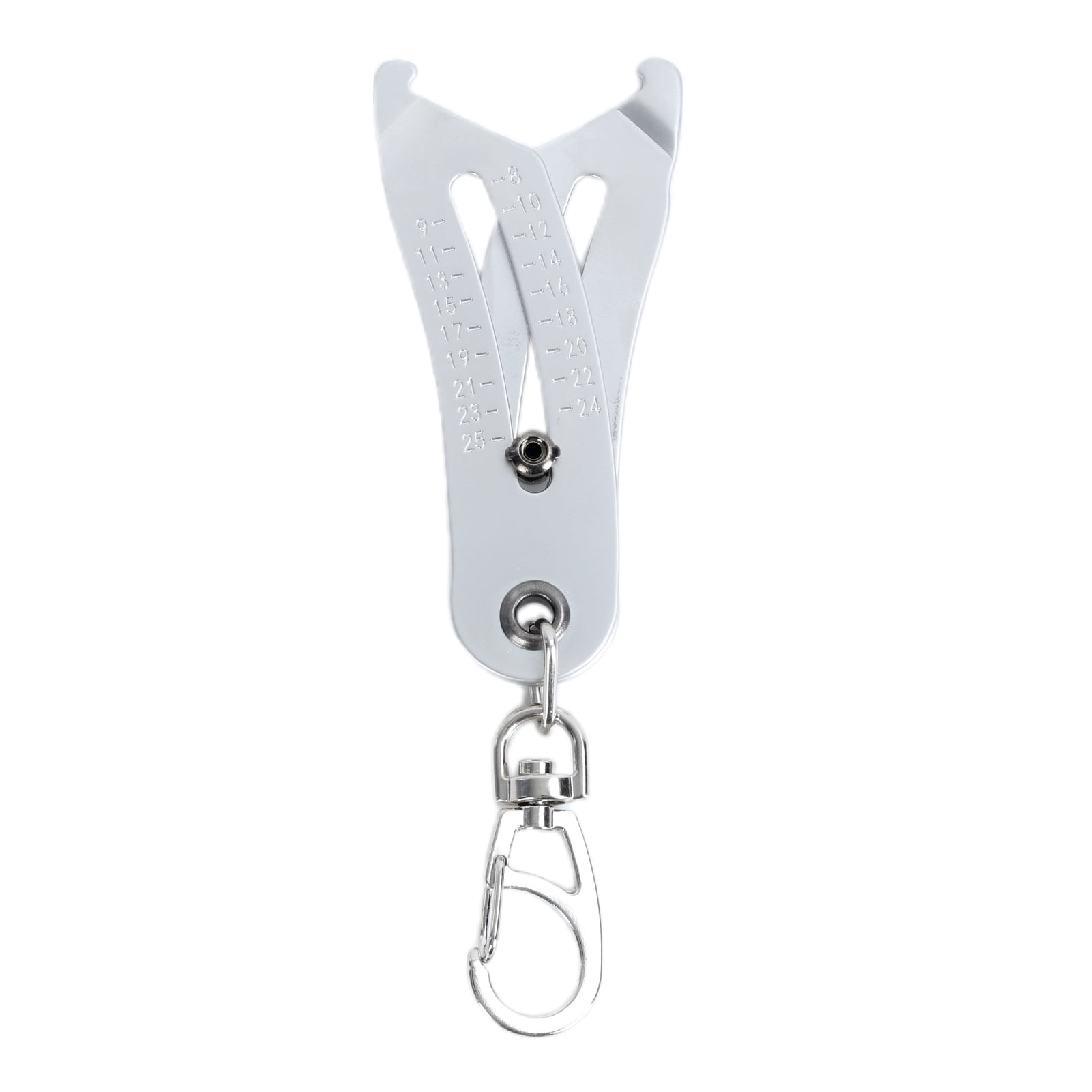 DJZ Portable Thread Size Checker - Keychain Precision Thread Ruler, Nut ...