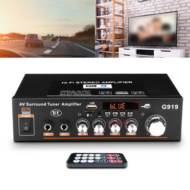 Moukey 220W Home Audio Amplifier Dual Channel Stereo Receiver System ...
