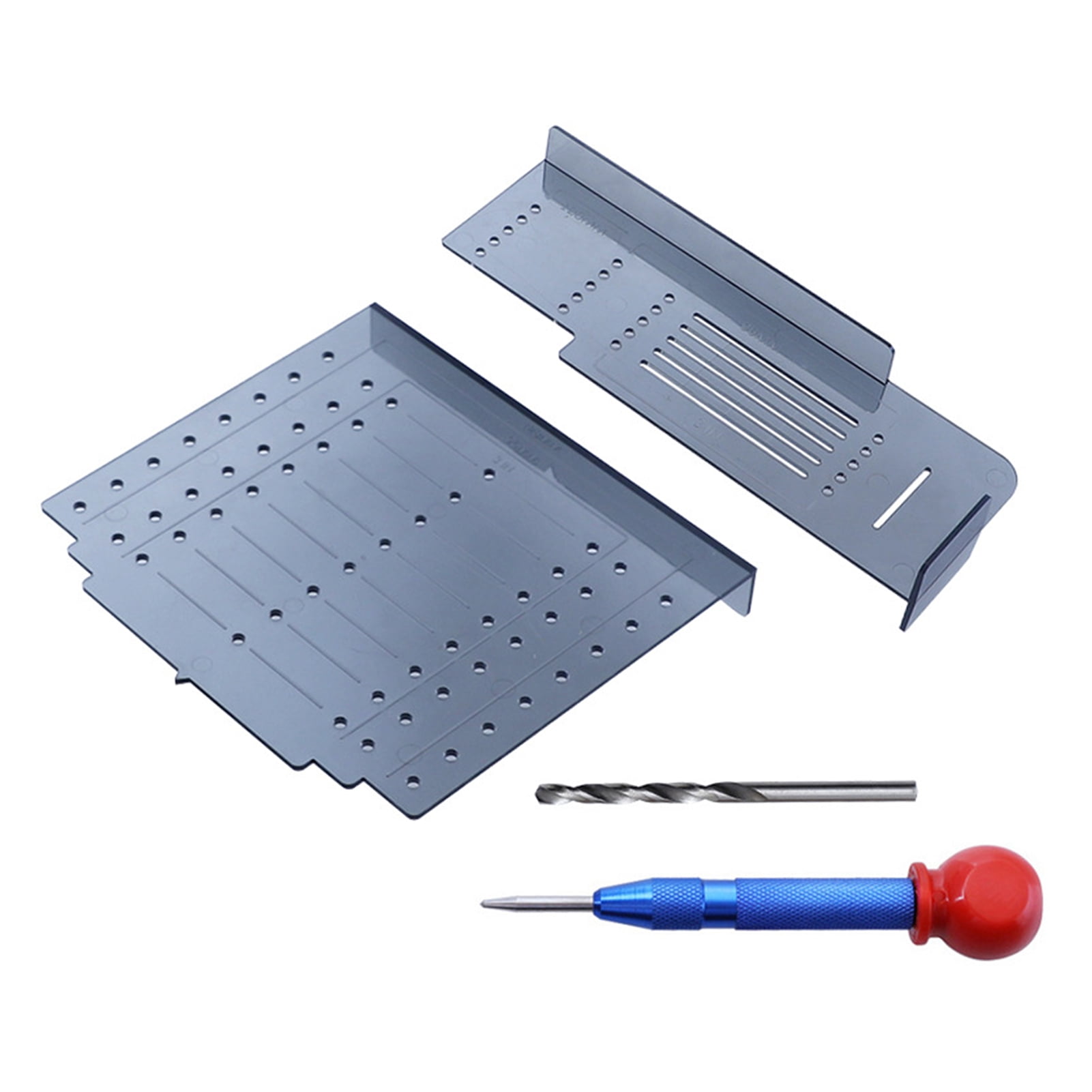 DJZ Punch Marker Ruler - 1 Set - Hole Drilling Guide Locator - Accurate ...