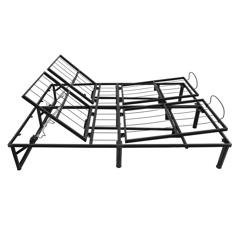 DJZ Queen Electric Bed Frame Adjustable Bed Base Frame with Independent ...