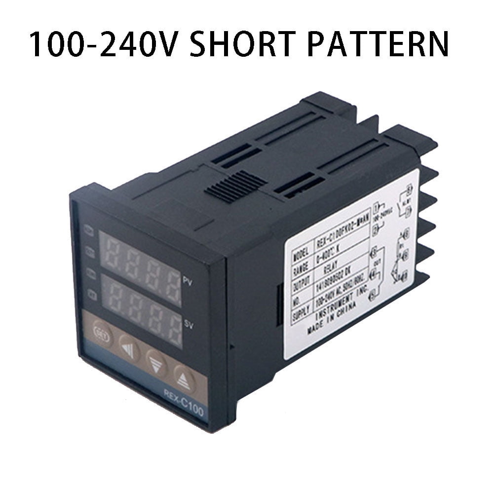 DJZ REX-C100 Intelligent Thermostat - 100-240V Digital Smart Temperature Controller - K ...