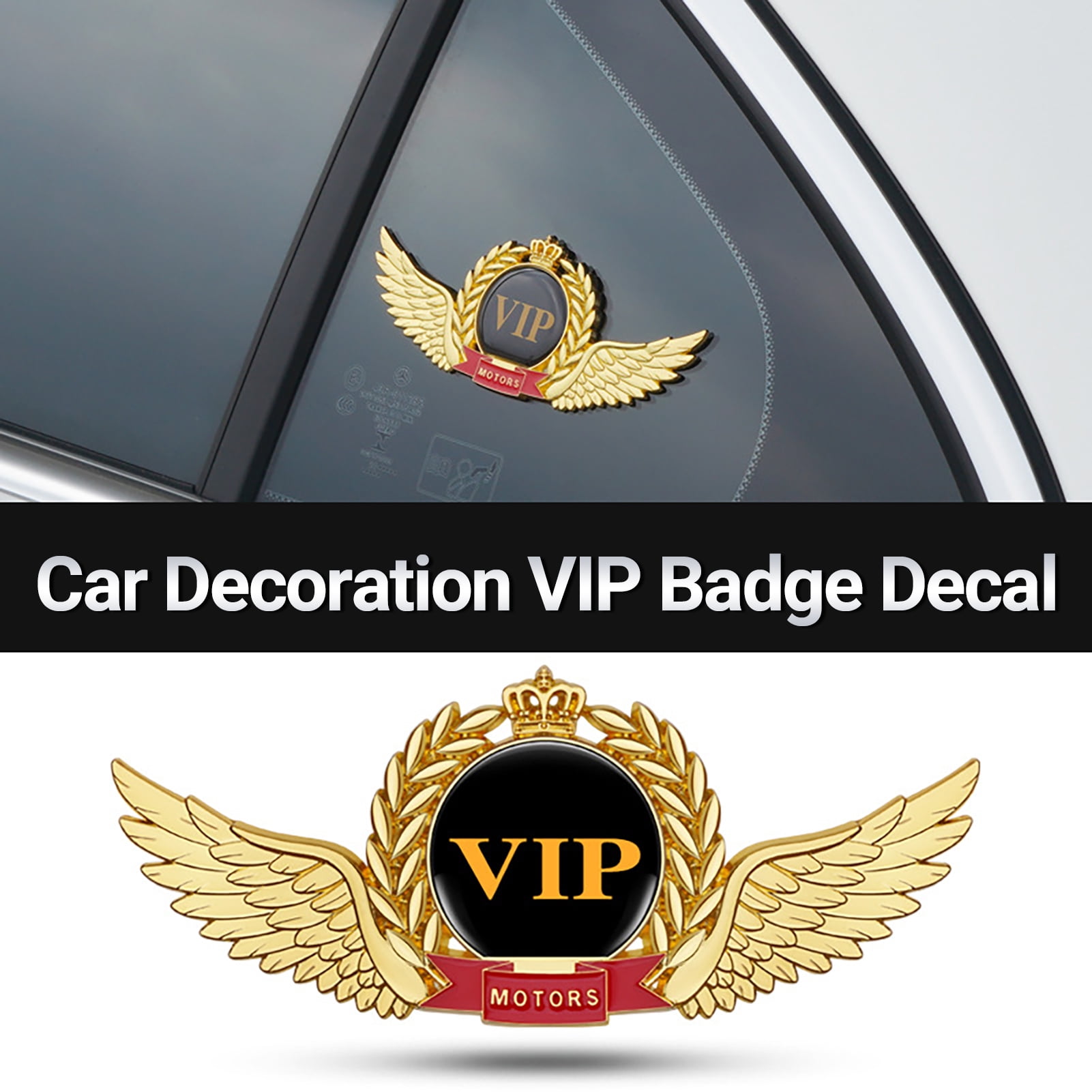 DJZ Rust-proof Long-term Durability VIP Badge Decal - Waterproof Car ...