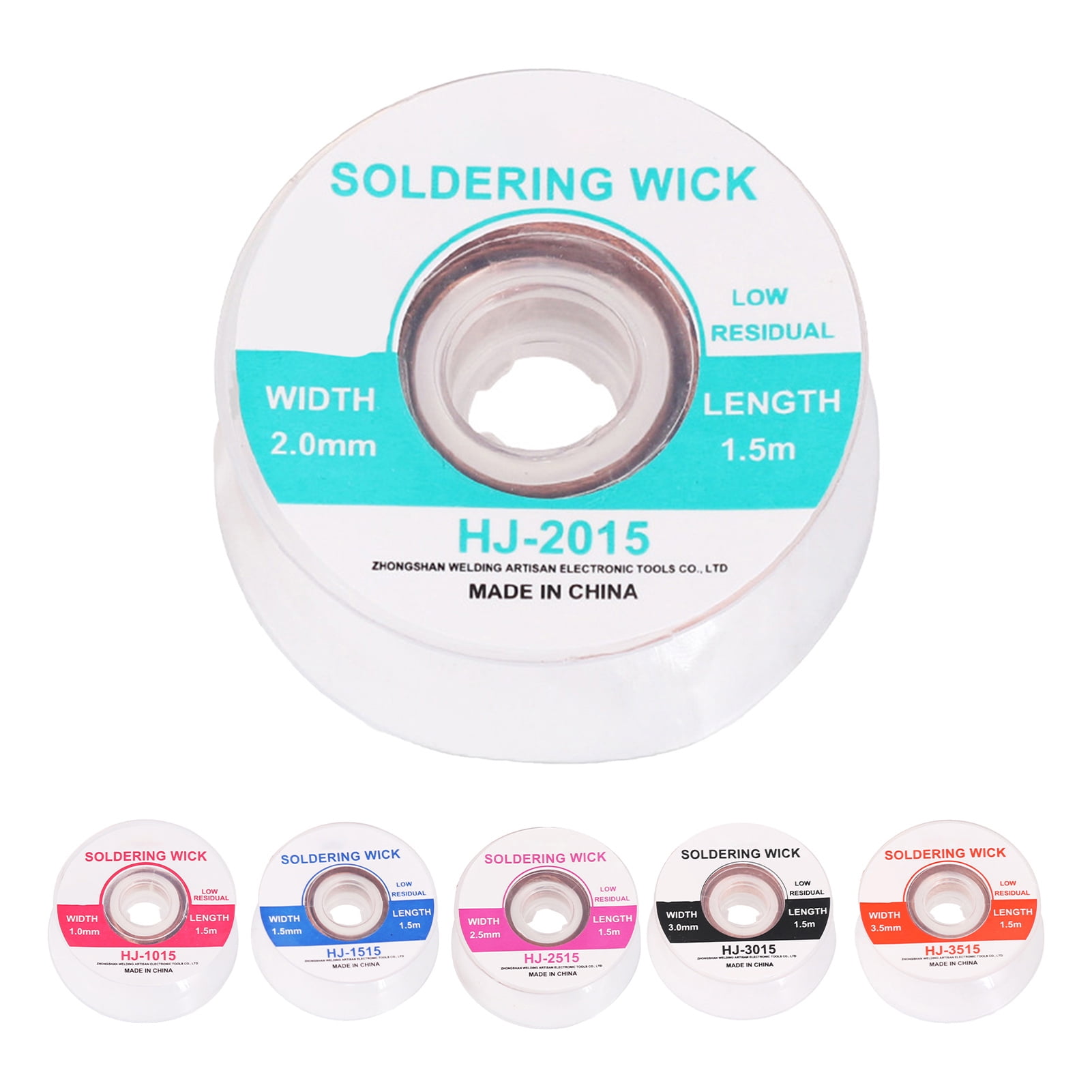 DJZ Solder Wick - 1.5m - No-Clean Fast Heat Conduction - Eco-Friendly ...