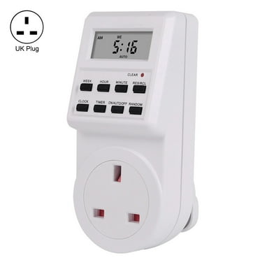 BN-LINK 7 Day Heavy Duty Digital Programmable Dual Outlet Timer - 2 ...