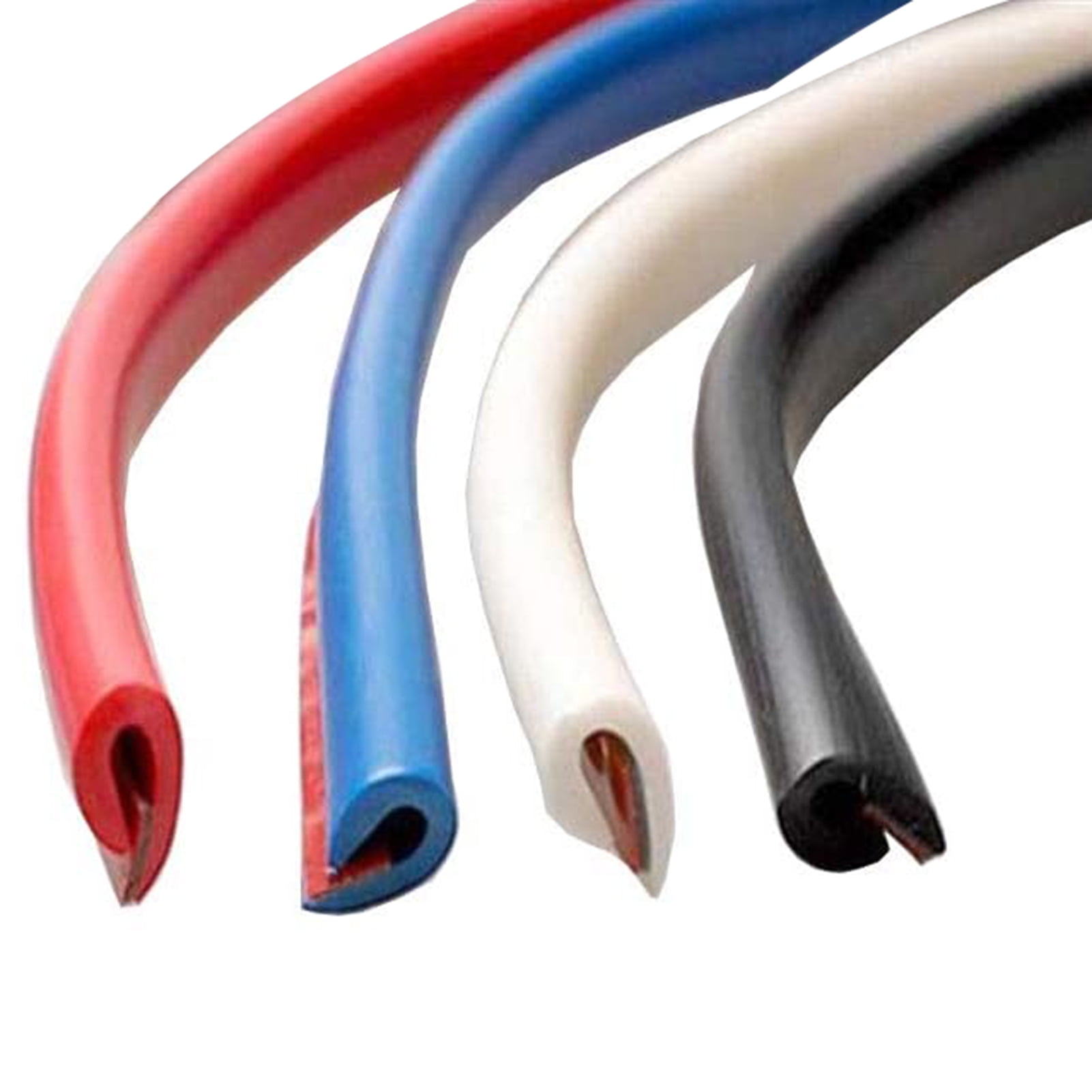 DJZ U Shape Car Door Moulding Rubber Scratch Protector Strip Edge Guard ...