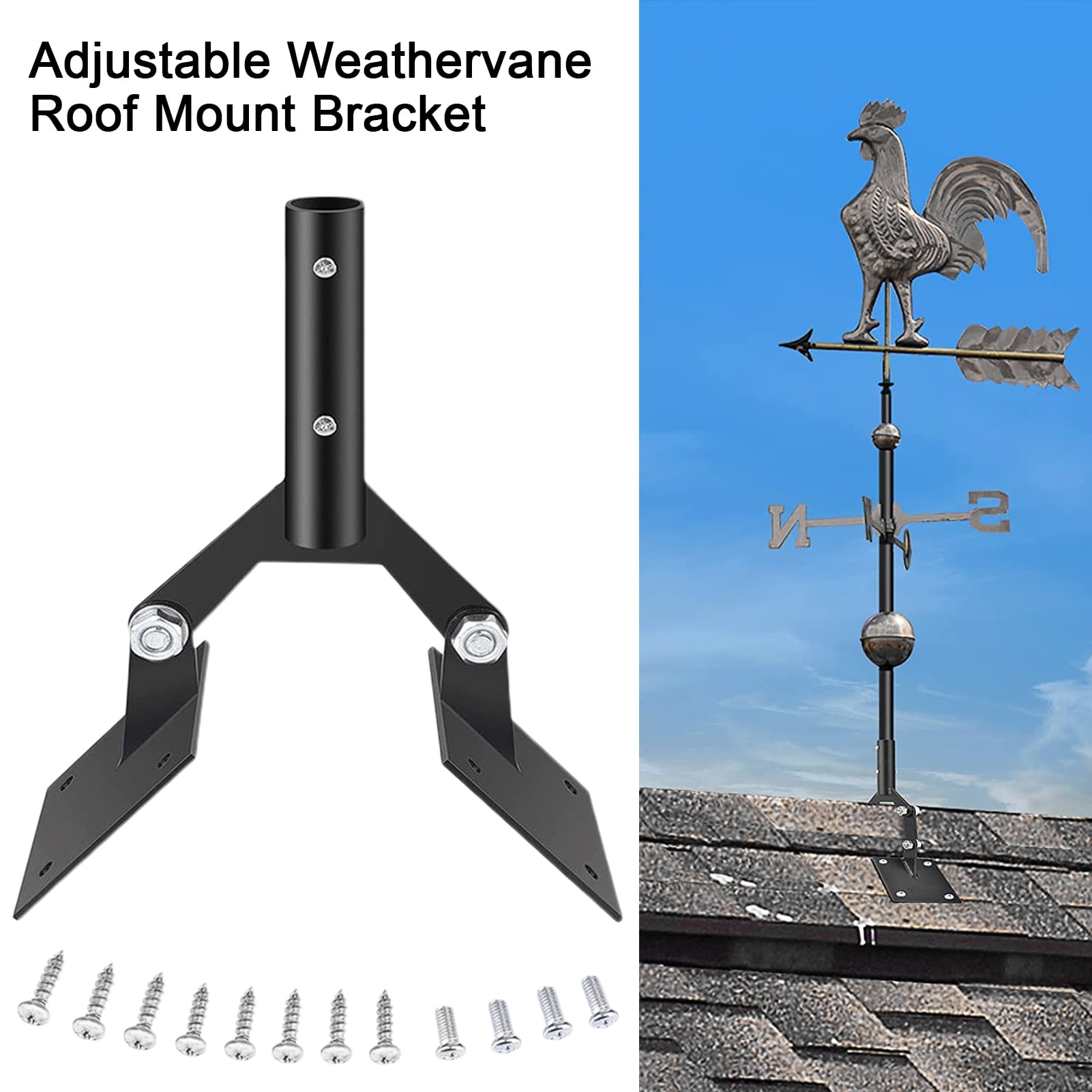 Weather Vanes Roof Mount Adjustable Weathervane Roof Mount - Heavy Duty ...