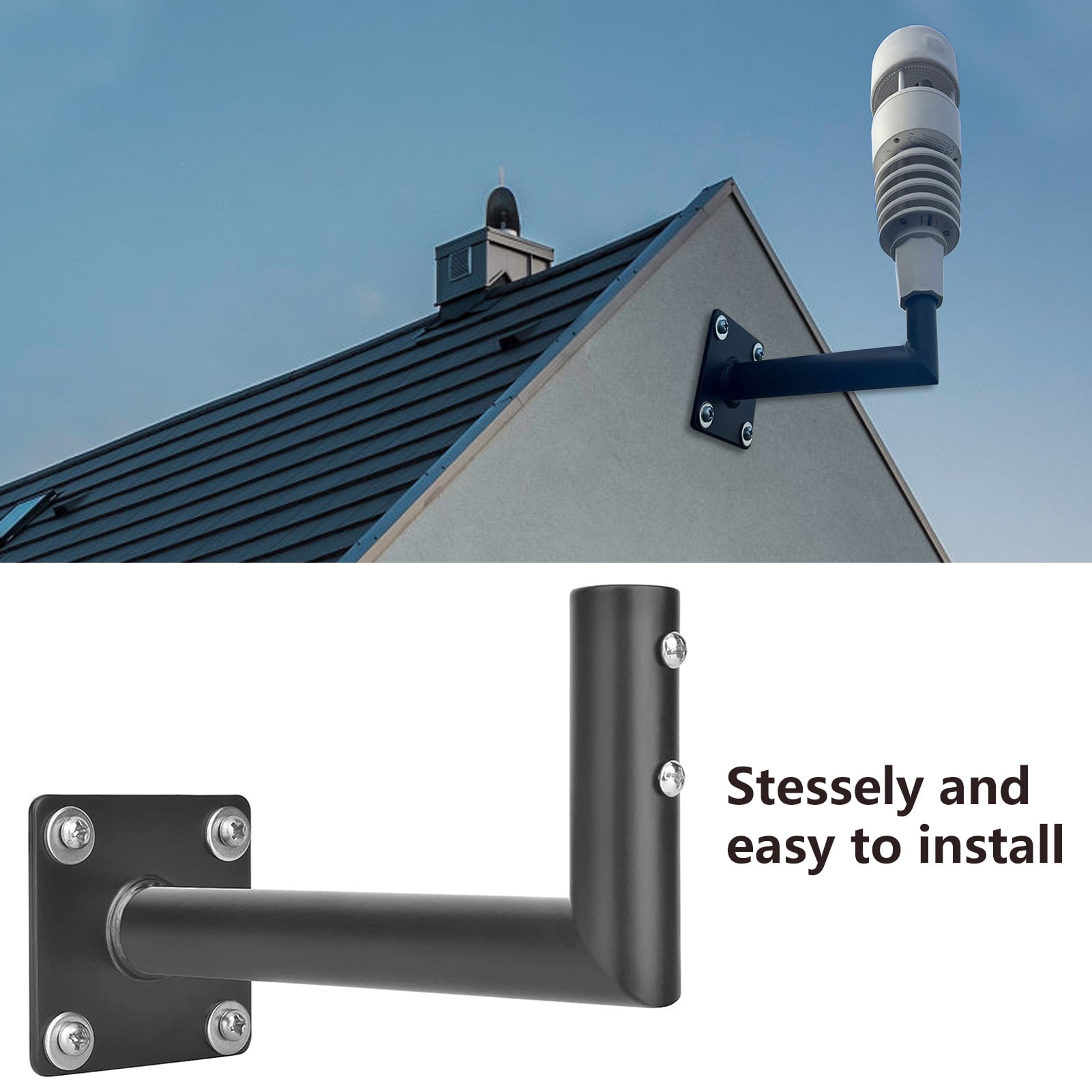 DJZ Weathervane Bracket - 1 Set - Rustproof - High Hardness L-tube ...