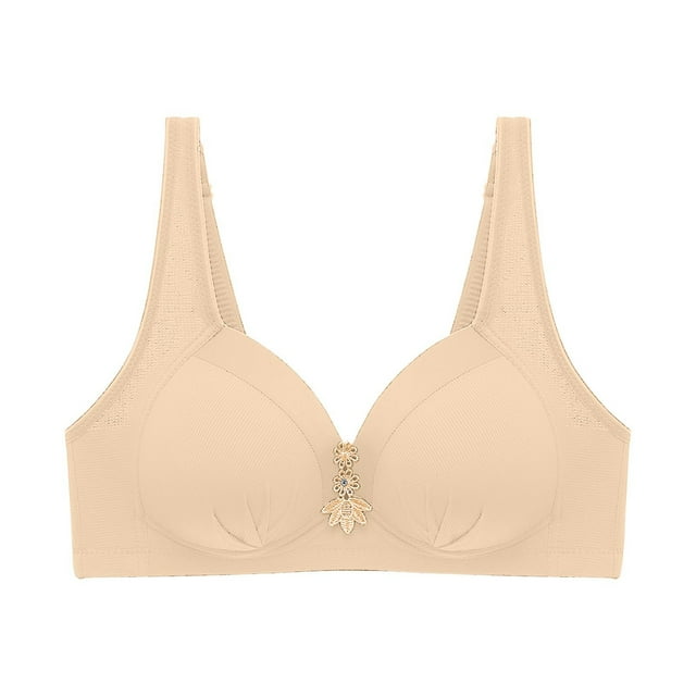 DJskiyers Bra for Older Women with Sagging Breast Deep Cup Full ...