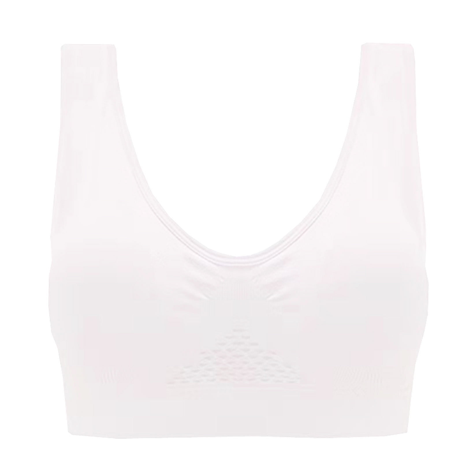 DJskiyers Sports Bra Tank Tops for Women Push up Workout Bra Seamless ...