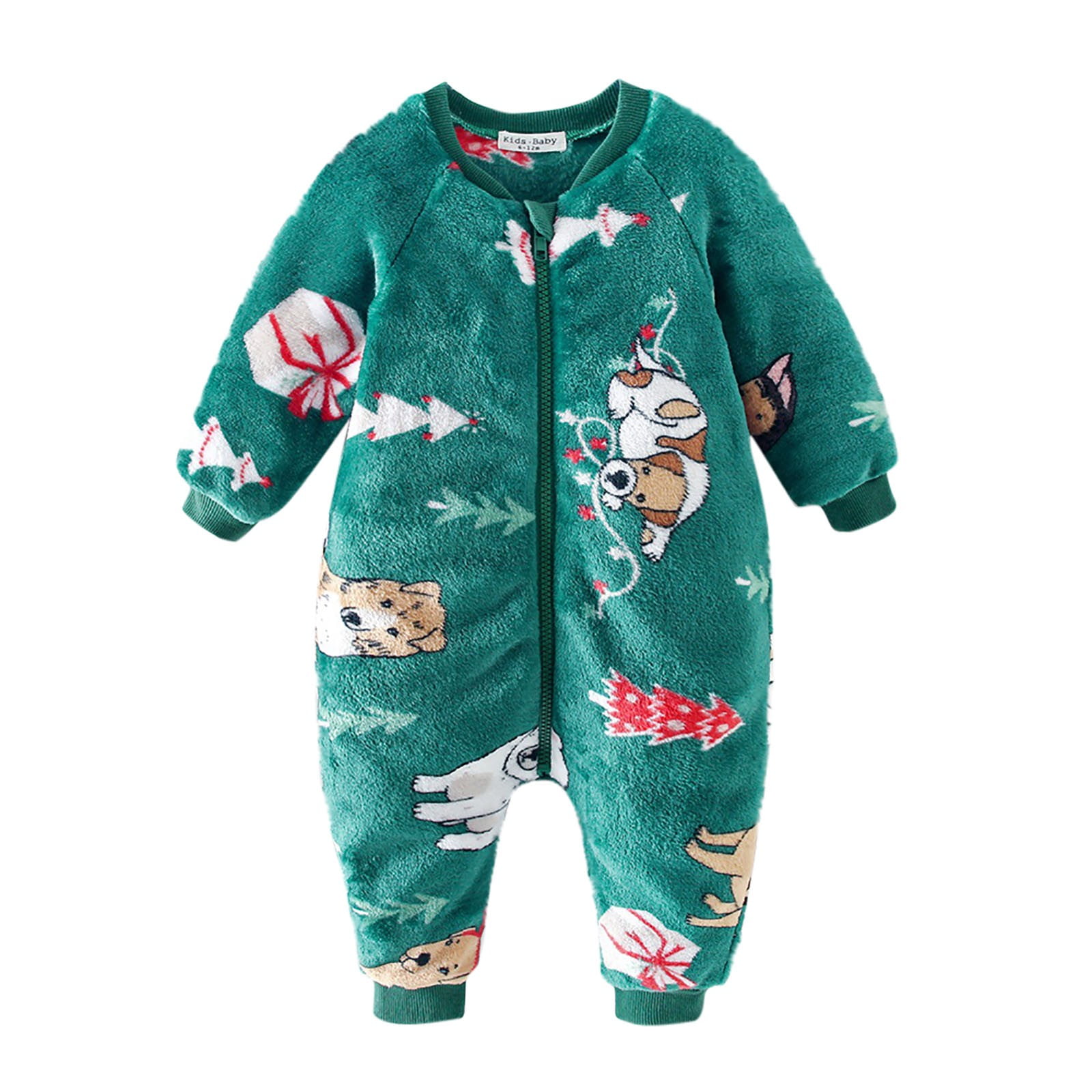 DJskiyers Toddler Boys Girls Chirstmas Onesie Soft Plush Romper Warm ...