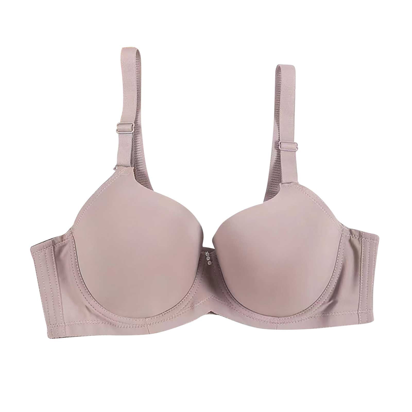 DJskiyers Women's T-Shirt Bra Push Up Bras Soft Underwire Bra Full ...