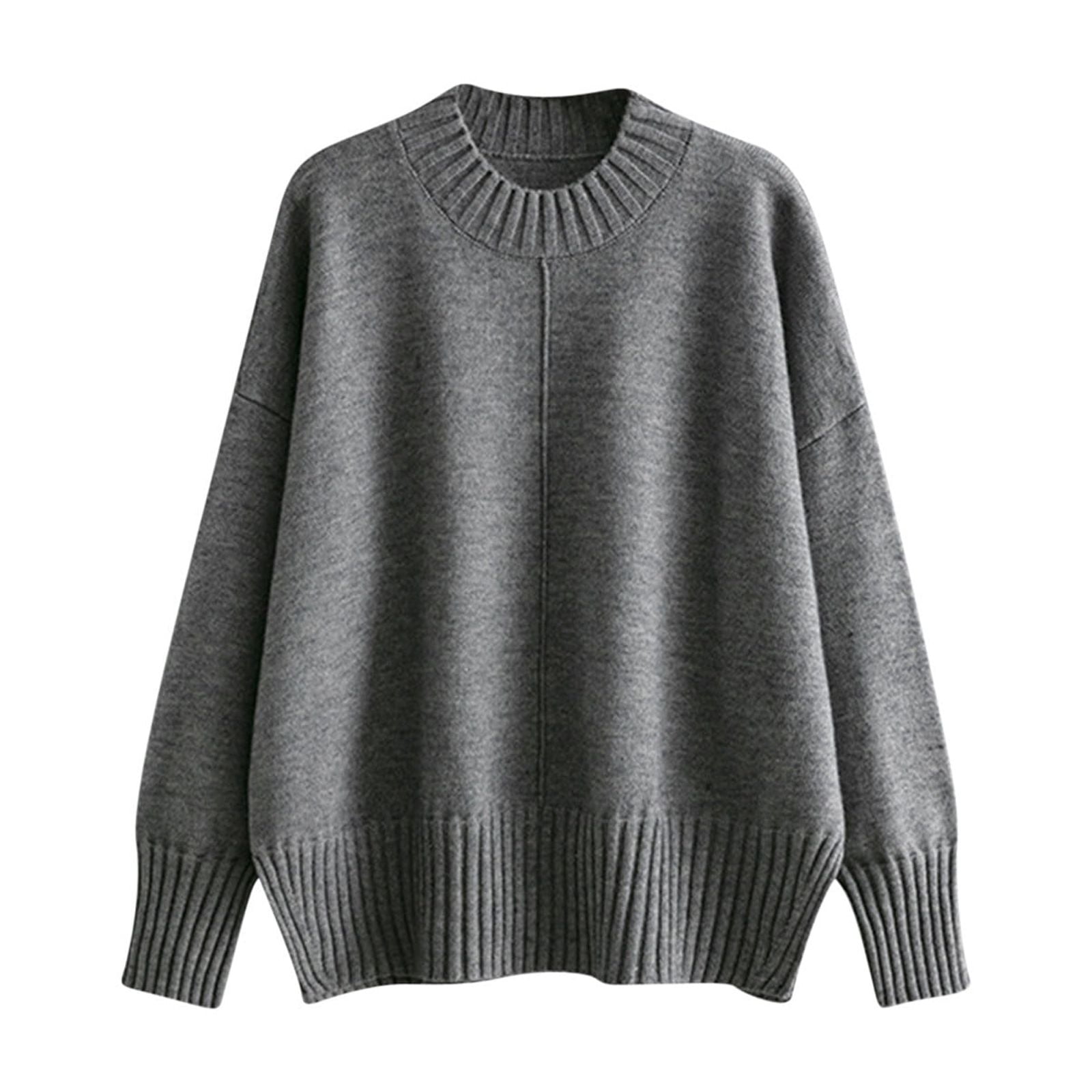 DJskiyers Womens Long Sleeve Pullover Casual Lightweight Soft Knit ...
