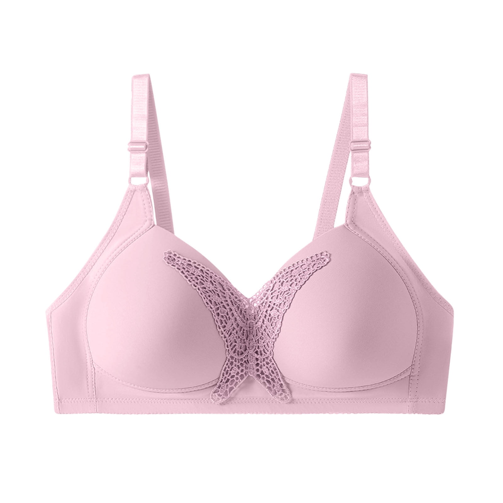 Djskiyers Womens Plus Size T Shirt Bras No Underwire Seamless Bralettes