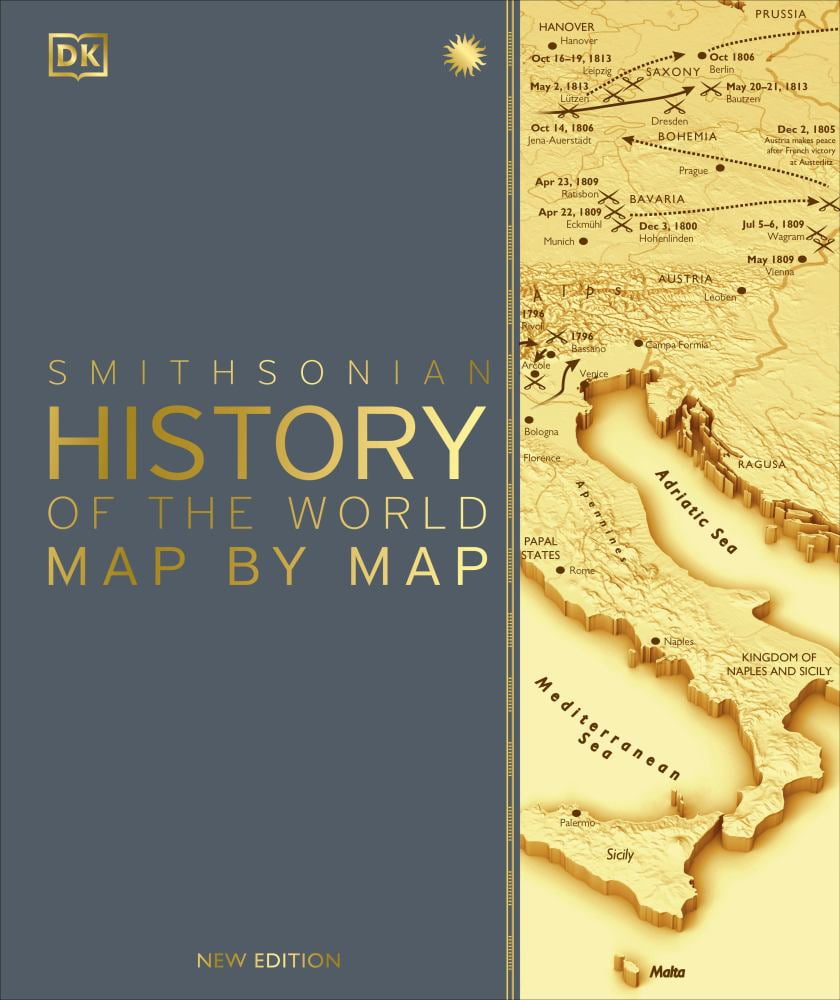 DK Hardcover Book: History of the World Map by Map - Reference ...