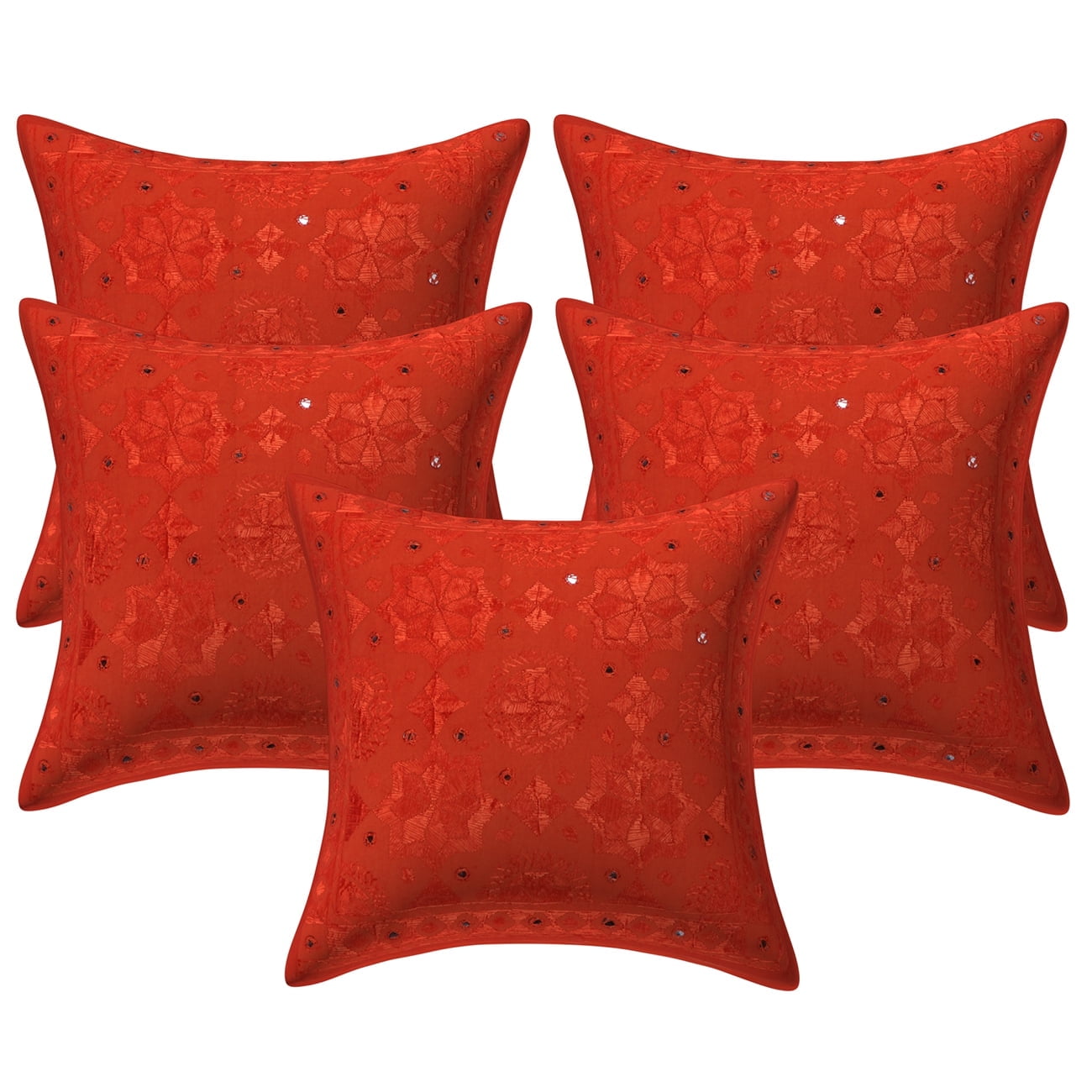 DK Homewares Ethnic Decorative Accent Throw Pillow Covers 16 Inch ...