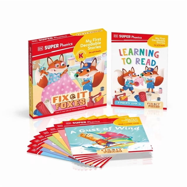 DK Super Phonics My First Decodable Stories Fix-It Foxes, (Paperback ...