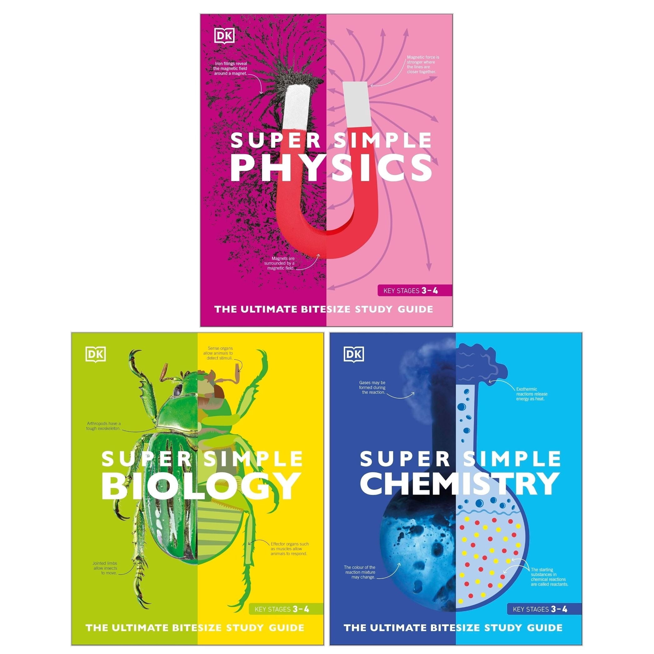 DK Super Simple Study Guide 3 Books Collection Set (Super Simple ...