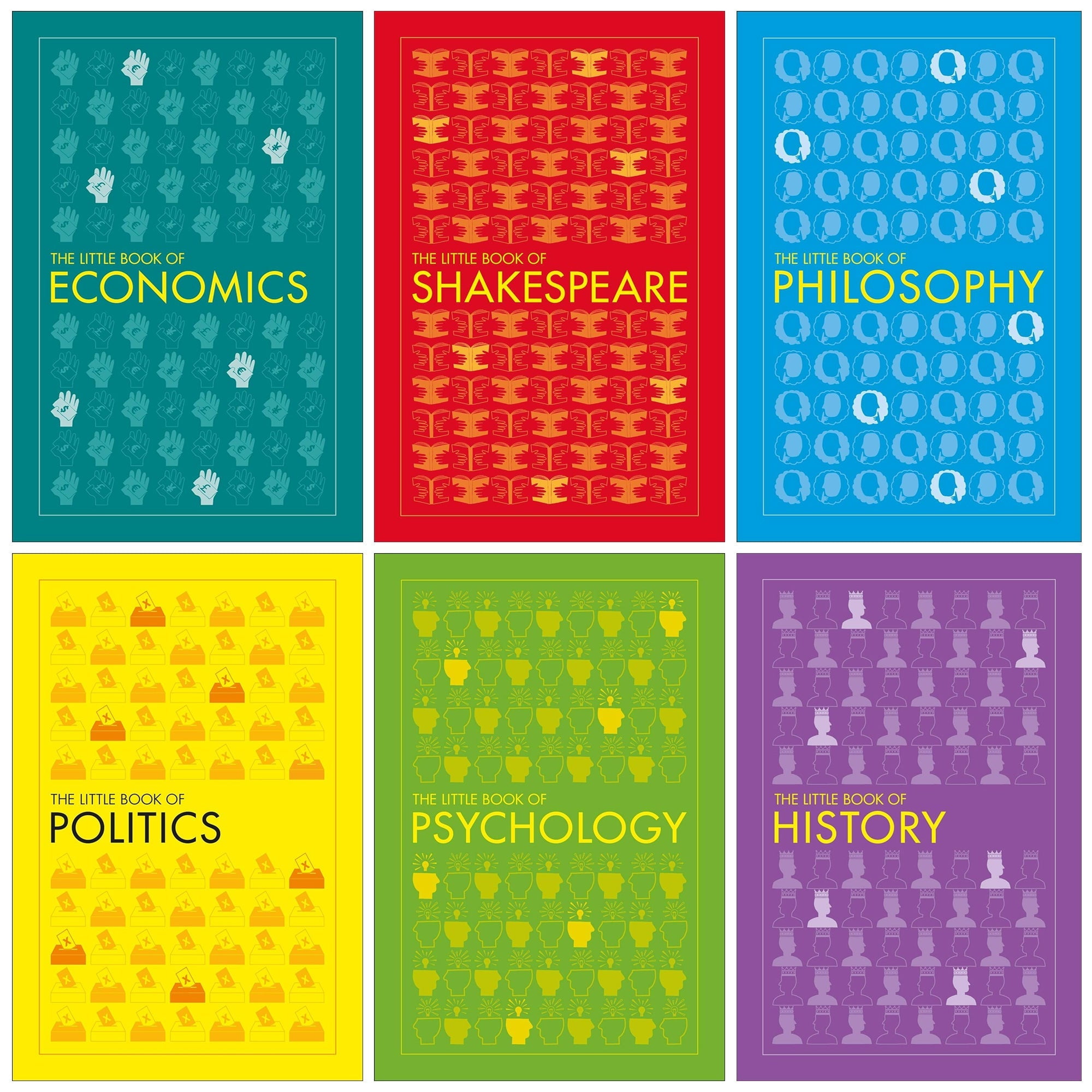 DK The Little Book Of Series 6 Books Collection Set (Economics ...
