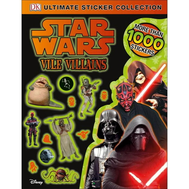 DK Ultimate Sticker Collections: Star Wars: Vile Villains (Paperback ...