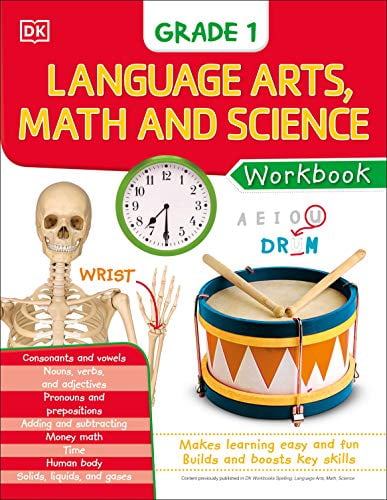Pre-Owned DK Workbooks: Language Arts Math and Science Grade 1 ...