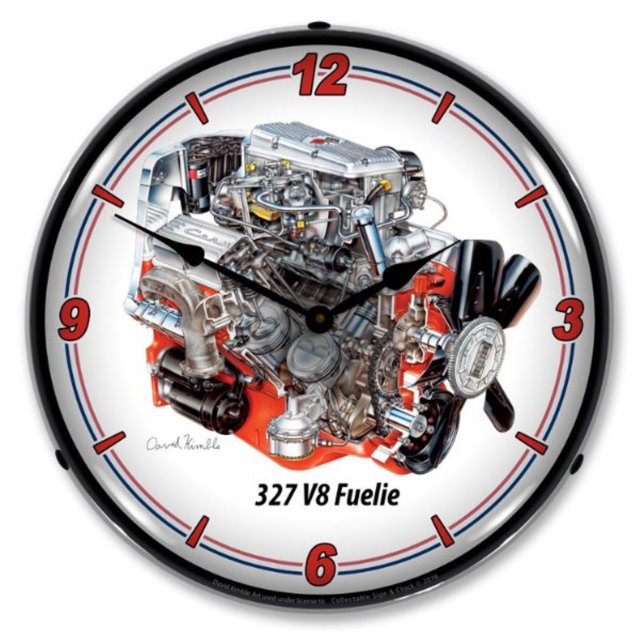 DK1603637 327 v8 Fuel Injection clock - Made in USA - Walmart.com