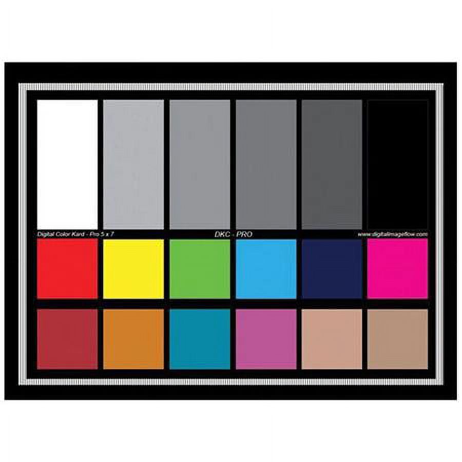 DKC-Pro Color Calibration & White Balance Chart Set, Set of 2 - Walmart.com