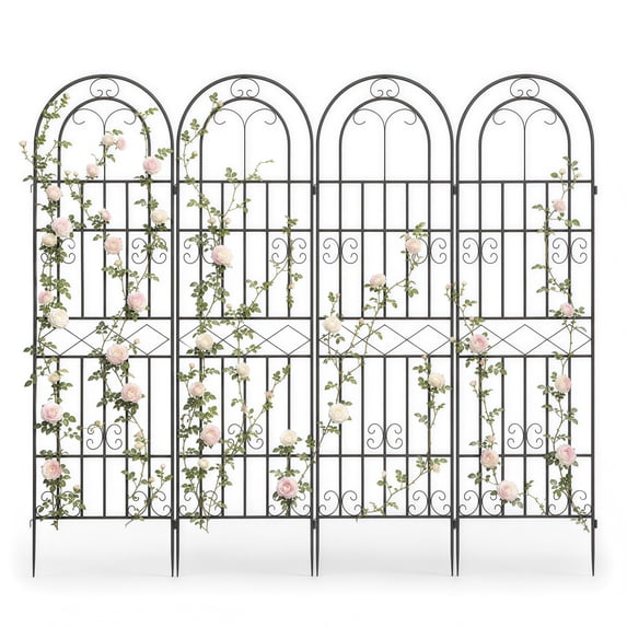DKMOCO 4 Pack Garden Trellis for Climbing Plants Outdoor, 71" H x 20" W ...