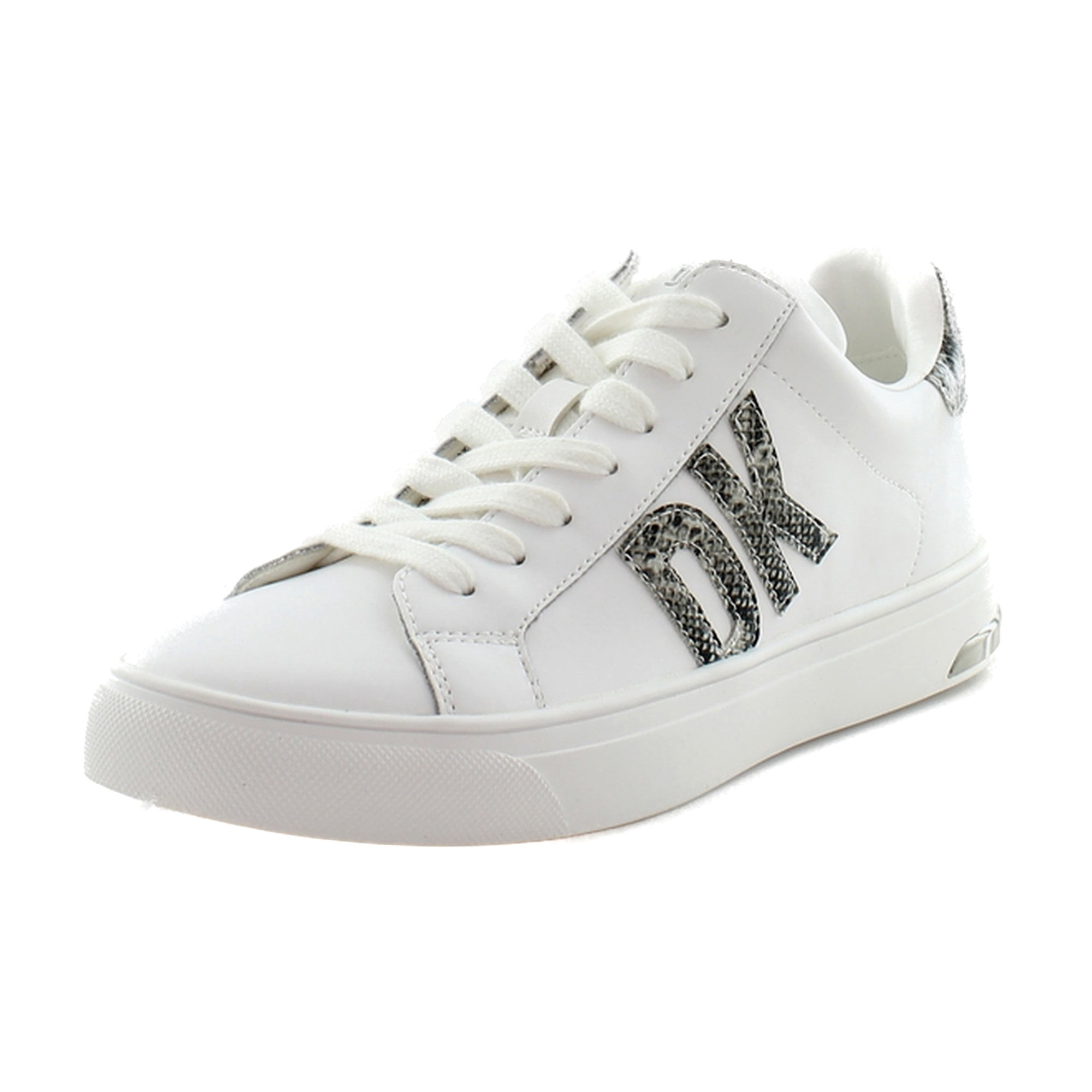 DKNY Abeni Women's Fashion Sneakers White/Snake Size 7 M - Walmart.com