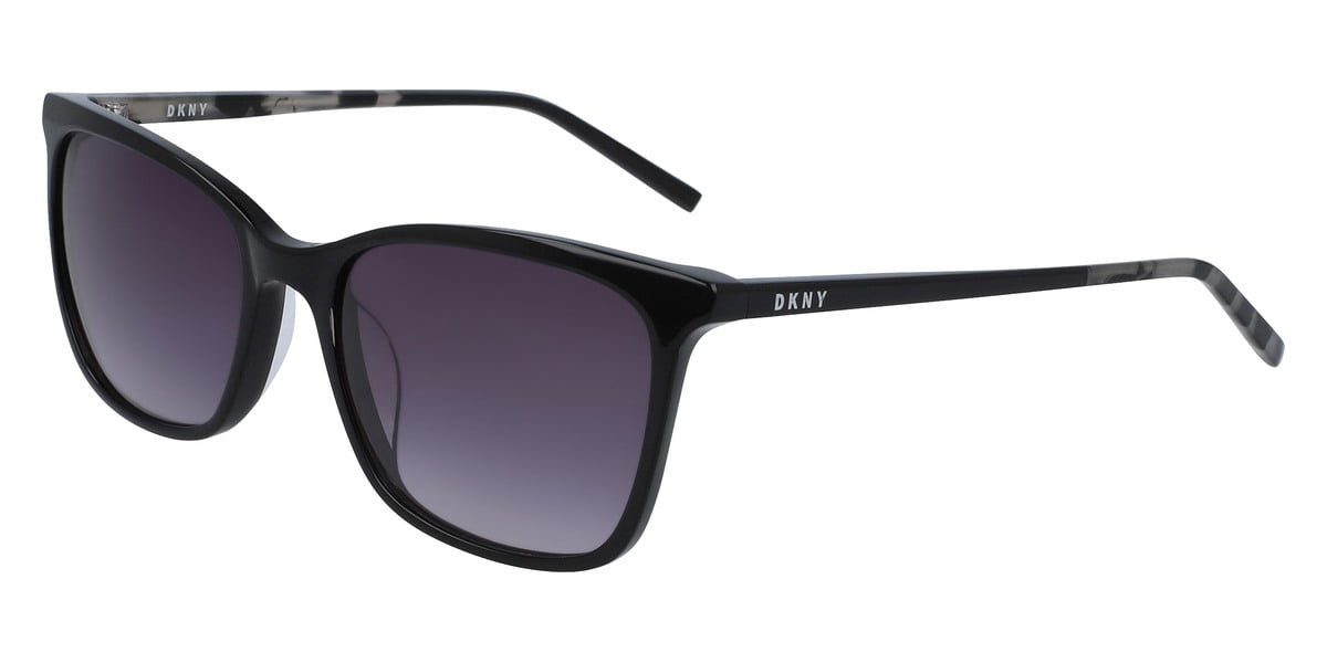 DKNY DK500S Full Rim Square Black Sunglasses - Walmart.com