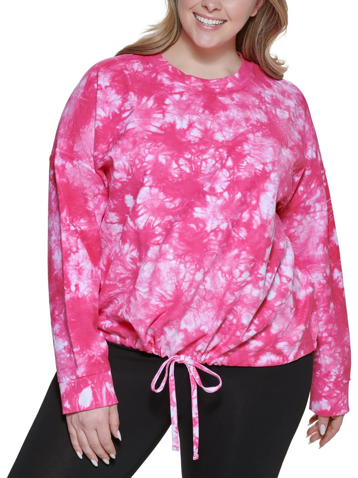 DKNY Sport Womens Plus Cotton Workout Sweatshirt - Walmart.com