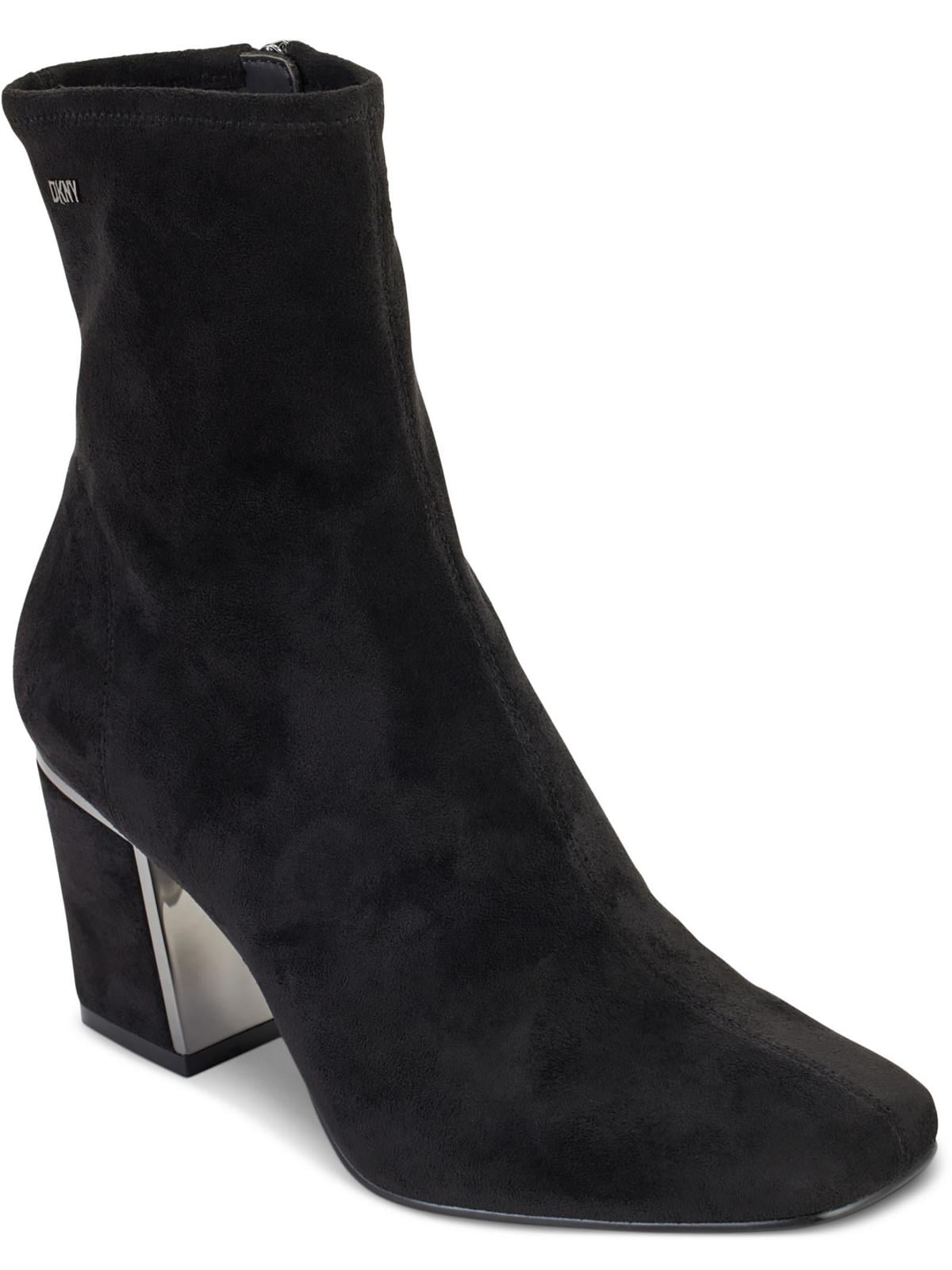 DKNY Womens Cavale Faux Suede Ankle Boots - Walmart.com