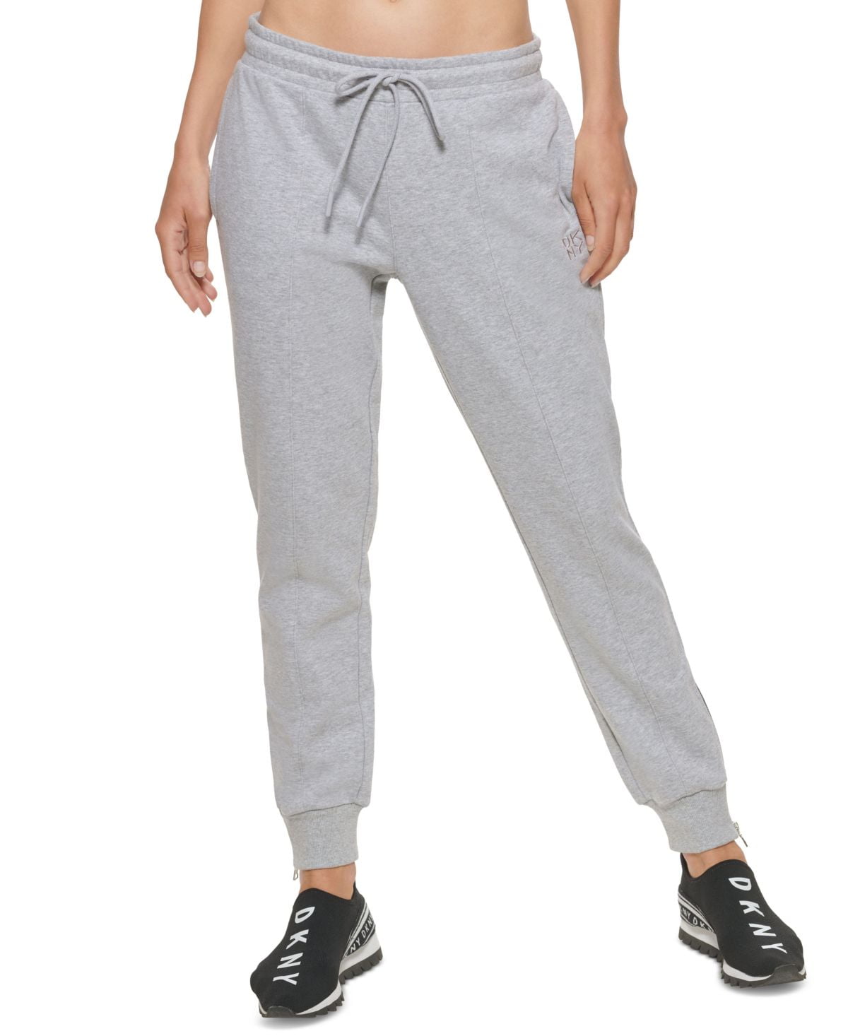 DKNY Womens Cotton Drawstring Jogger Pants - Walmart.com