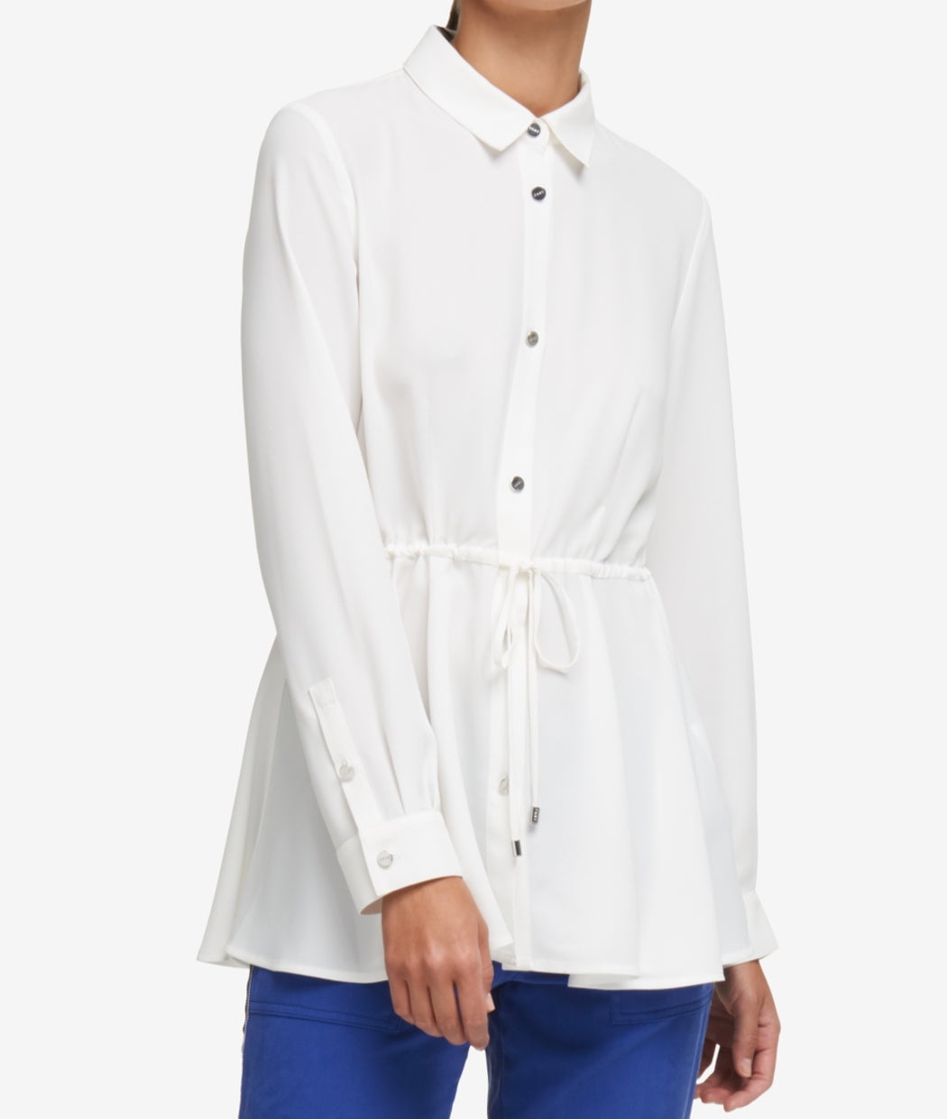 DKNY Womens Drawstring Shirt - Walmart.com