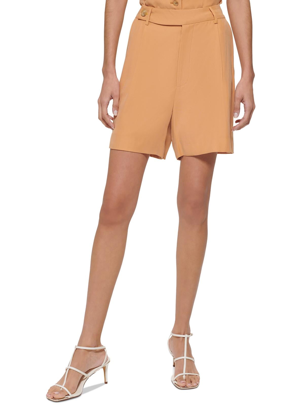 DKNY Womens High Rise Mini High-Waist Shorts - Walmart.com