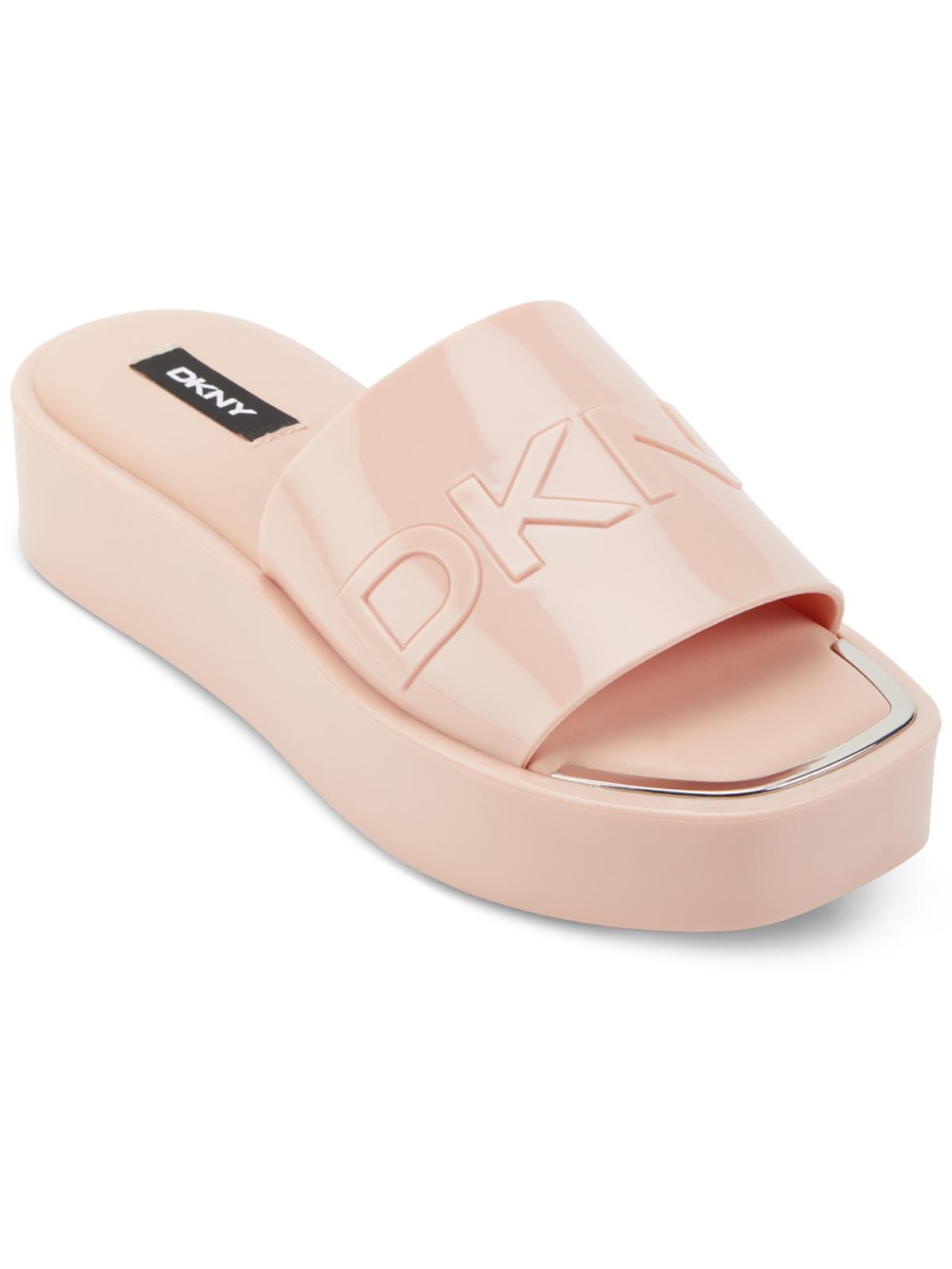 DKNY Womens Laren Slip On Casual Slide Sandals - Walmart.com