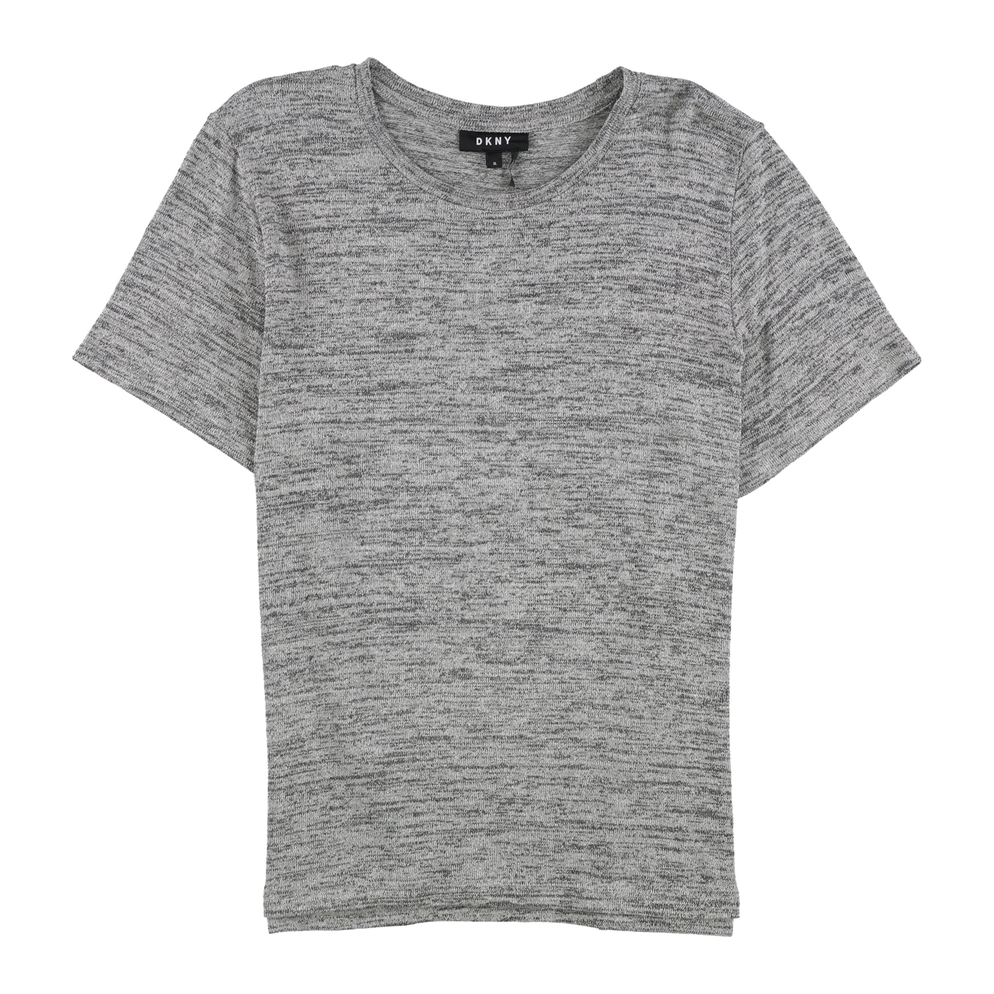 DKNY Womens Metallic Basic T-Shirt, Metallic, Small - Walmart.com