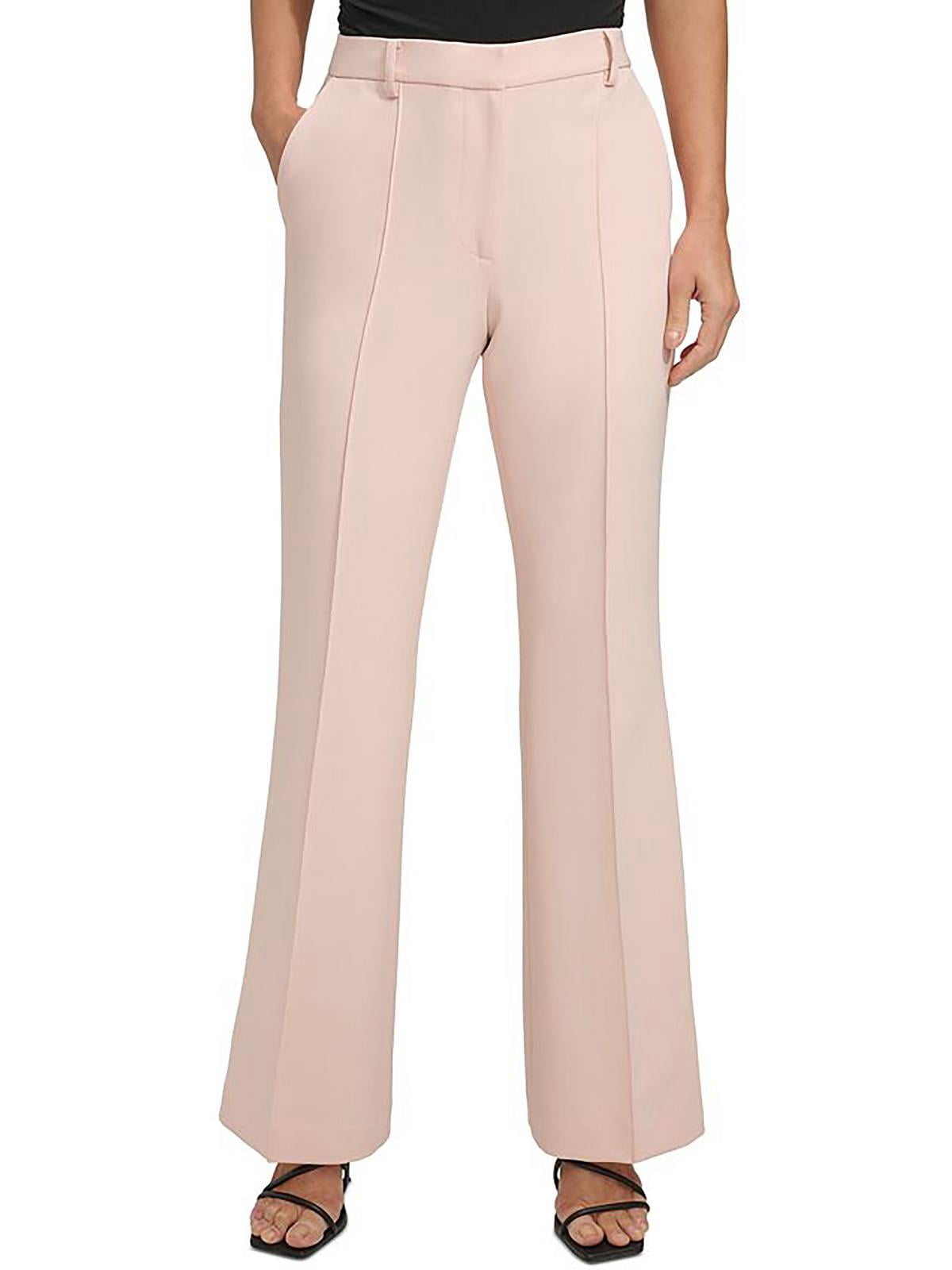 DKNY Womens Pintuck High Rise Bootcut Pants - Walmart.com