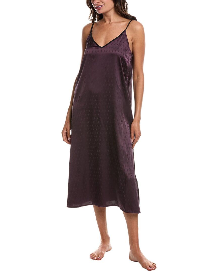 DKNY womens Sleep Chemise, XL, Purple - Walmart.com