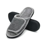 D&L Men's Adjustable Memory Foam Open Toe Slippers - Walmart.com