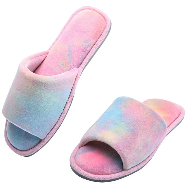 DL Comfortable Support Shoes: Open Toe, Washable, Memory Foam House ...