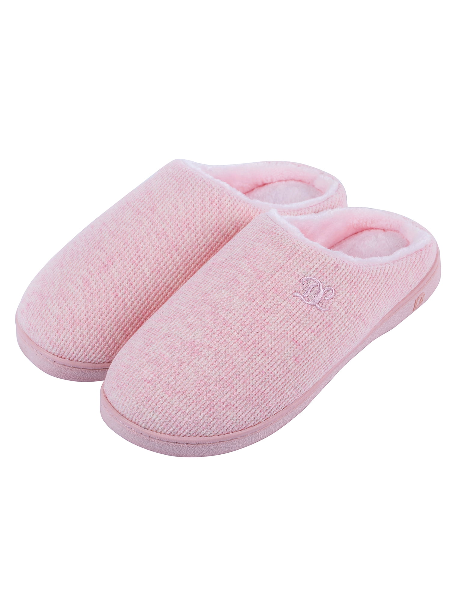 DL Womens Memory Foam House Slippers Slip On Cozy Women's Bedroom ...